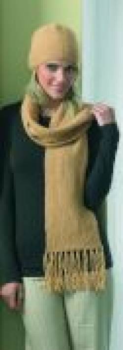 Stylecraft Luxury Wool Rich DK Hat & Scarf Knitting Pattern 8563