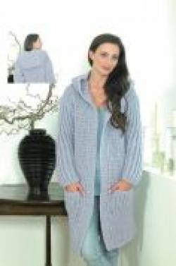 Stylecraft Weekender Super Chunky Coat Knitting Pattern 8775