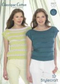 Stylecraft Ladies Tops Knitting Pattern 8907 DK